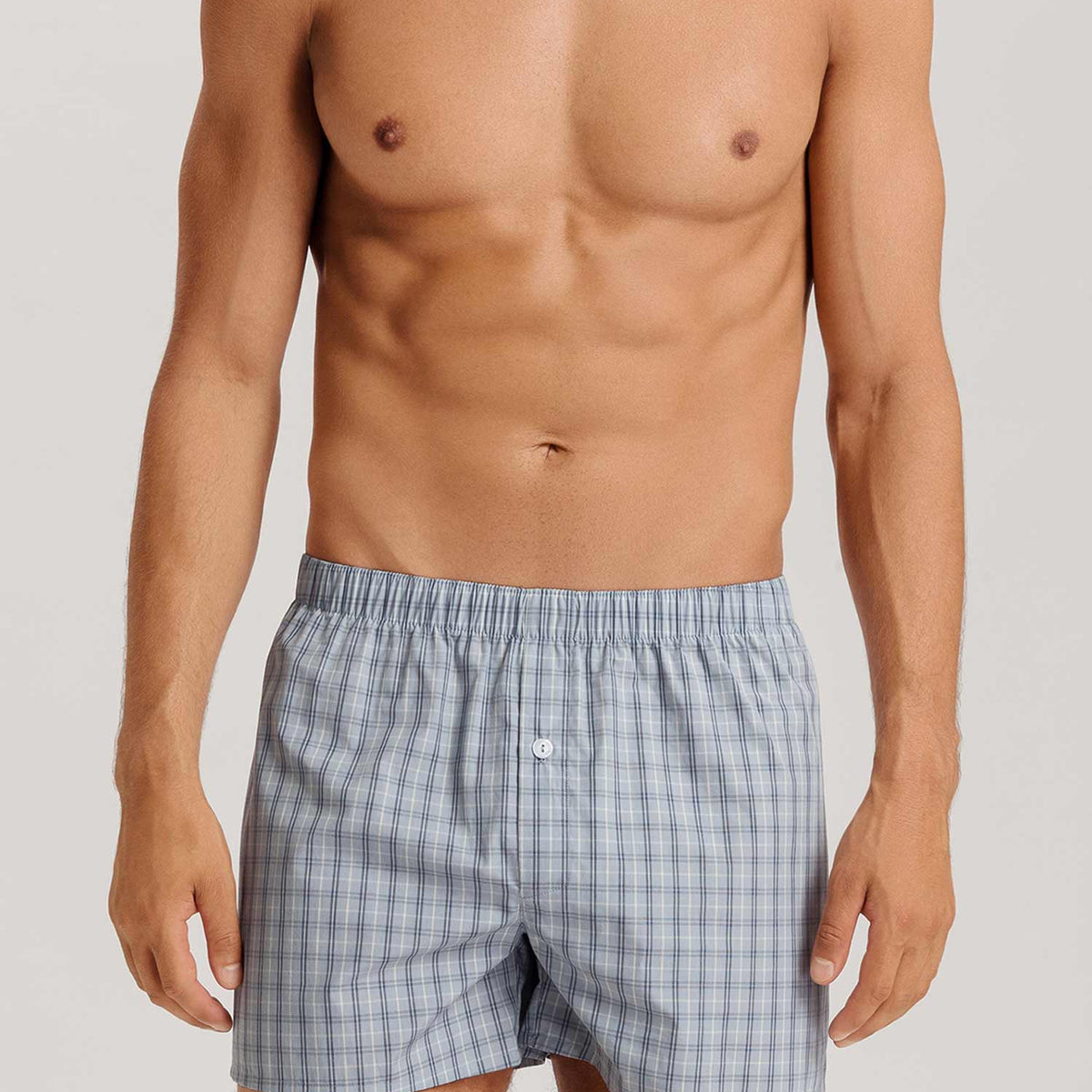 HANRO Men-Boxer shorts, with fly, FANCY WOVEN, in summer design ...