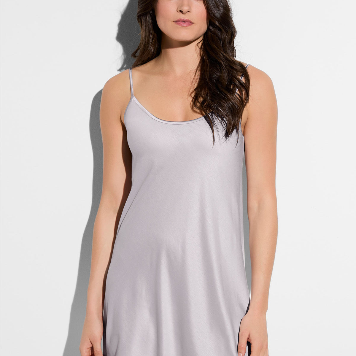 Zimmerli Women-Spaghetti-nightgown Nighty, SILK DREAMS, color lavender ...